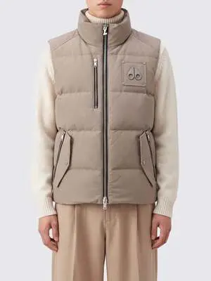 Moose Knuckles Padded High-neck Vest In Recycled Nylon