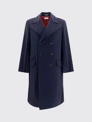 Brunello Cucinelli Knee-length Double-breasted Wool Coat With Lapels