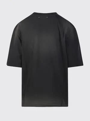 GOLDEN GOOSE Cotton Crewneck T-shirt With Contrast Logo And Dropped Shoulders
