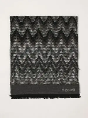Missoni Multicolour Abstract Pattern Pure Virgin Wool Scarf - Multicolor