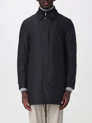 FAY Padded Waterproof Jacket In Polyester With Concealed Closure - Black