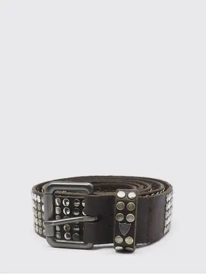 HTC LOS ANGELES Leather Belt - Brown