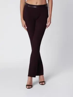 COURREGES Ribbed Trousers - Violet