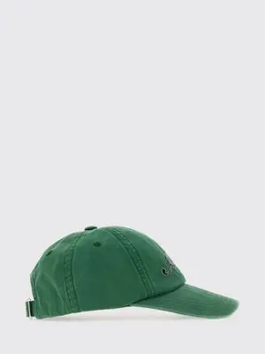 AMI Paris Cotton Baseball Cap With Embroidered Logo - Green