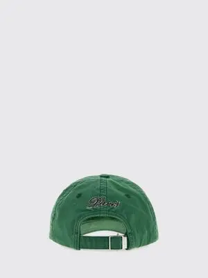 AMI Paris Cotton Baseball Cap With Embroidered Logo - Green