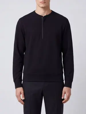 TOM FORD Wool Silk And Cashmere Blend Crew-neck Jumper With Ribbed Trims