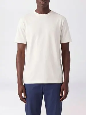 BOSS Embroidered Logo Cotton Crewneck T-shirt - White 1