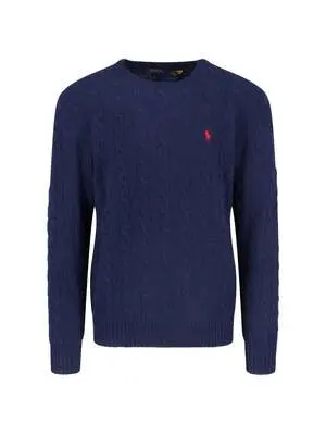 Polo Ralph Lauren Wool & Cashmere Crewneck Sweater - Blue