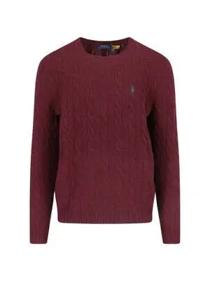 Polo Ralph Lauren 90% Wool 10% Cashmere Crewneck Sweater - Red