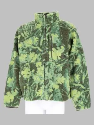 The North Face Fleece Zip Up Sports Jacket - Green