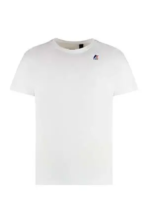 K-WAY Cotton Crew-neck T-shirt - White