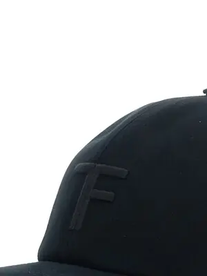 TOM FORD Logo Canvas Baseball Cap