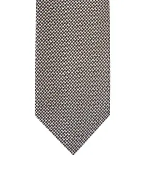 TOM FORD Silk Tie - Silver