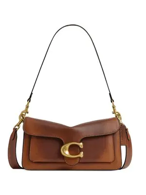 COACH Tabby 26 Leather Shoulder Bag - Brown