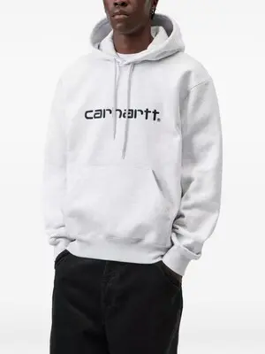 Carhartt Work In Progress Logo Cotton Hoodie