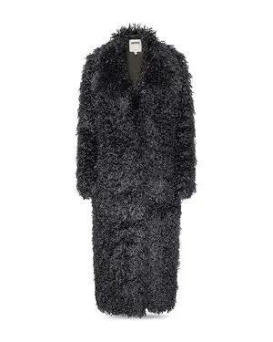 L'Agence Lizbeth Long Faux Fur Jacket