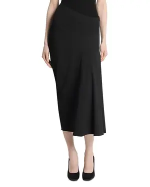 Michael Kors Strwocrep Wool-blend Bias Skirt