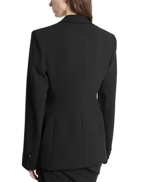 Michael Kors One Button Draped Tuxedo Blazer