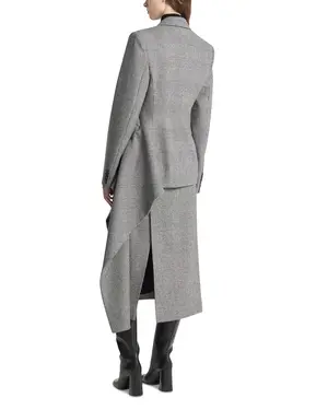 Michael Kors Glenplaid Streamer One Button Blazer