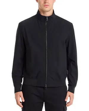 Theory Stand Collar Bomber - Black