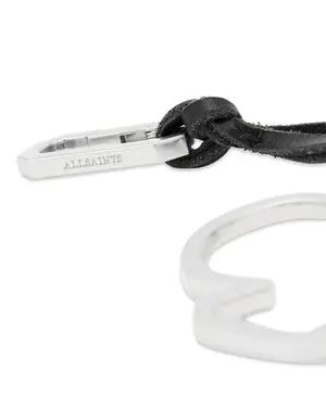 ALLSAINTS Club Metal Keyring