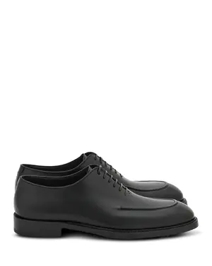 FERRAGAMO Lace Up Leather Oxfords