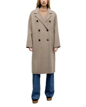 Gerard Darel Aela Double Breasted Coat