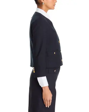 Thom Browne Wool V Neck Cardigan Jacket