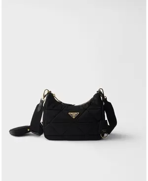 Prada Quilted Re-nylon Shoulder Bag