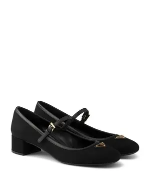 Prada Fabric Pumps Black
