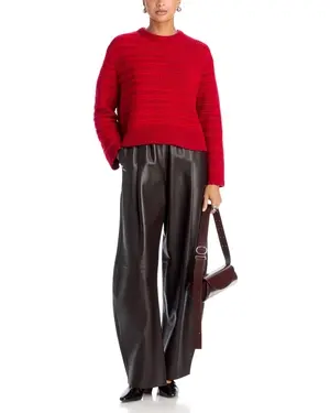 Proenza Schouler White Label Pandora Striped Long Sleeve Sweater