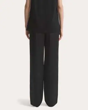 Co Silk Straight-leg Pull-on Pants