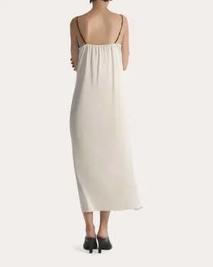 Co Silk Lace-trim Bias Slip Dress