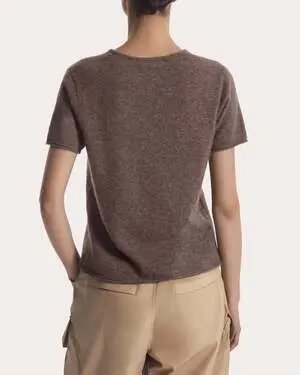 Co Cashmere Silk Knit T-shirt