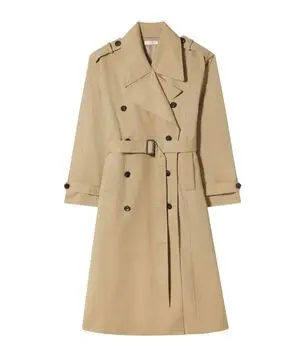 Co Cotton Twill Oversized Trench - Neutral