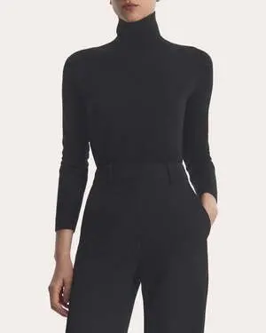 Co Fine Cashmere Slim Turtleneck