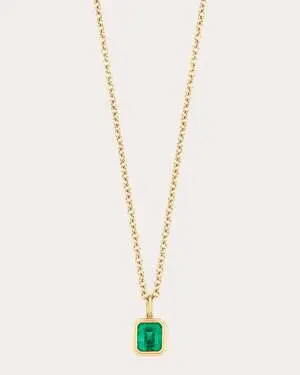Goshwara Emerald G-one Emerald-cut Pendant Necklace