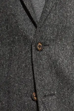 Eleventy Herringbone Patterned Blazer