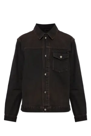 ALLSAINTS Roth’ Denim Jacket - Brown
