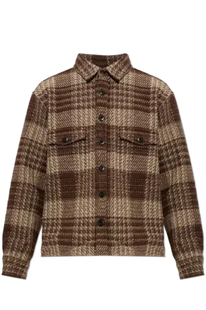 ALLSAINTS Cotton Shirt ‘valle - Brown