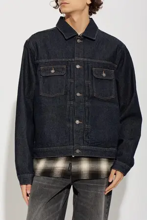 ALLSAINTS Union Tigres’ Denim Jacket With Pockets