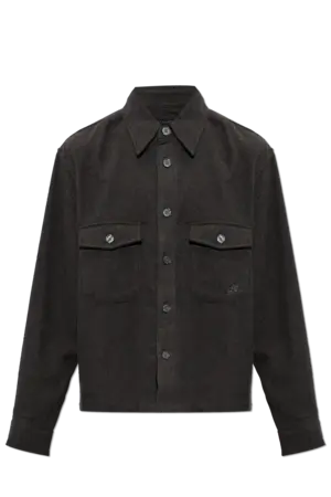 ALLSAINTS Cotton ‘haiku’ Shirt With Pockets - Grey