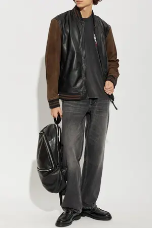 ALLSAINTS Blanco’ Leather Bomber Jacket