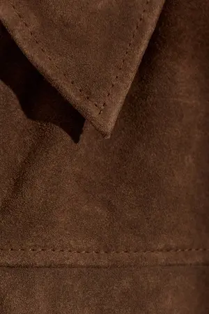 ALLSAINTS Rhone' Suede Jacket With Collar