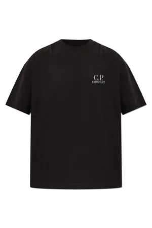C.P. COMPANY T-shirt With Logo - Black