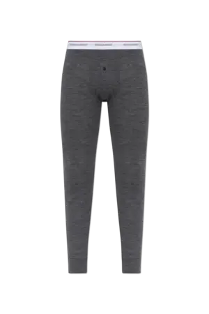 Dsquared2 Wool Pajama Bottoms - Grey