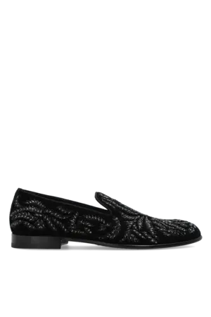 Dolce & Gabbana Shoes With Shimmering Embellishments, Type ‘loafers - Black