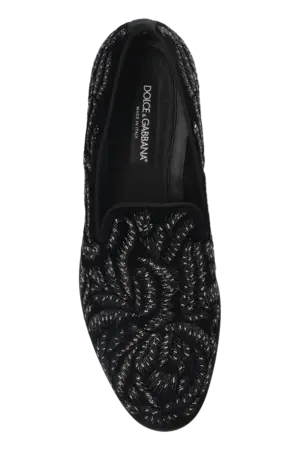 Dolce & Gabbana Shoes With Shimmering Embellishments, Type ‘loafers
