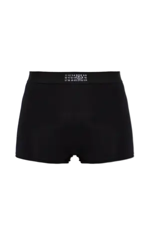MAISON MARGIELA Boxers With Logo - Black