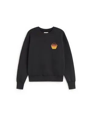 THINKING MU Embroidered Basket Jodie Sweatshirt